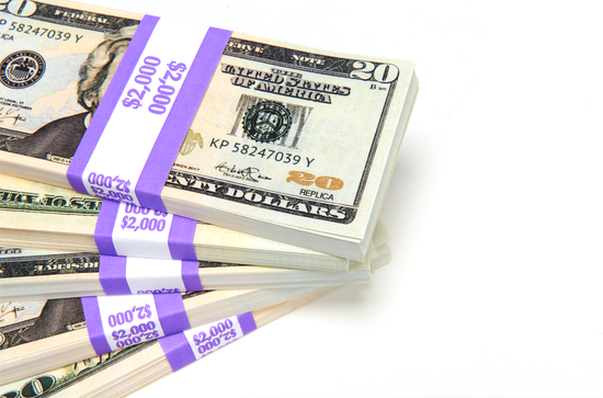 Full Print $10,000 - 5 Stacks of 20s Prop Money from Strobeprops ...